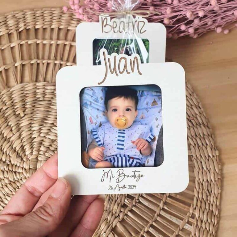 Marco de fotos para Bautizo | Marcos de fotos personalizados