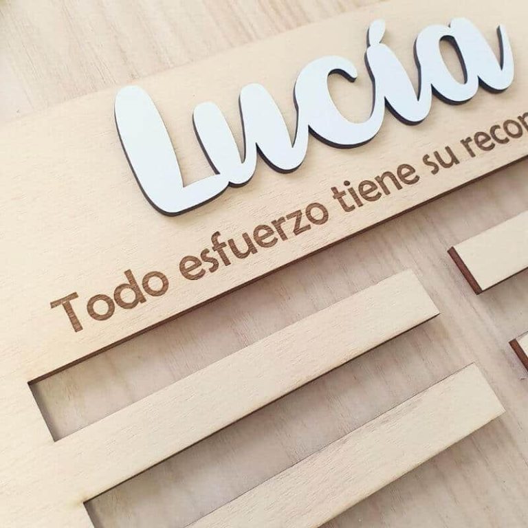 Medallero personalizado de madera | Decoración personalizada