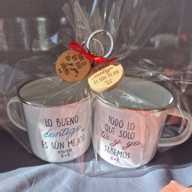 Pack San Valentín - Tazas y Llaveros para Pareja | Regalos de San ...