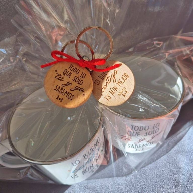 Pack San Valentín - Tazas y Llaveros para Pareja | Regalos de San ...